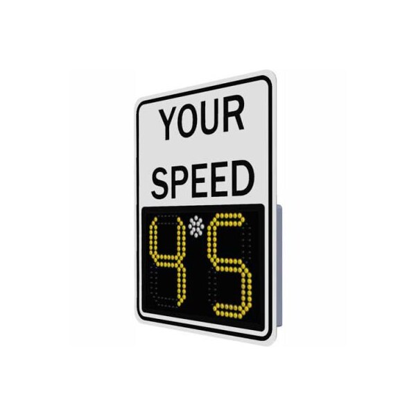 Tapco, Traffic & Parking Control Co SP100 11in Radar Feedback Sign, AC ... Tapco, Traffic & Parking Control Co SP100 11in Radar Feedback Sign, AC ...